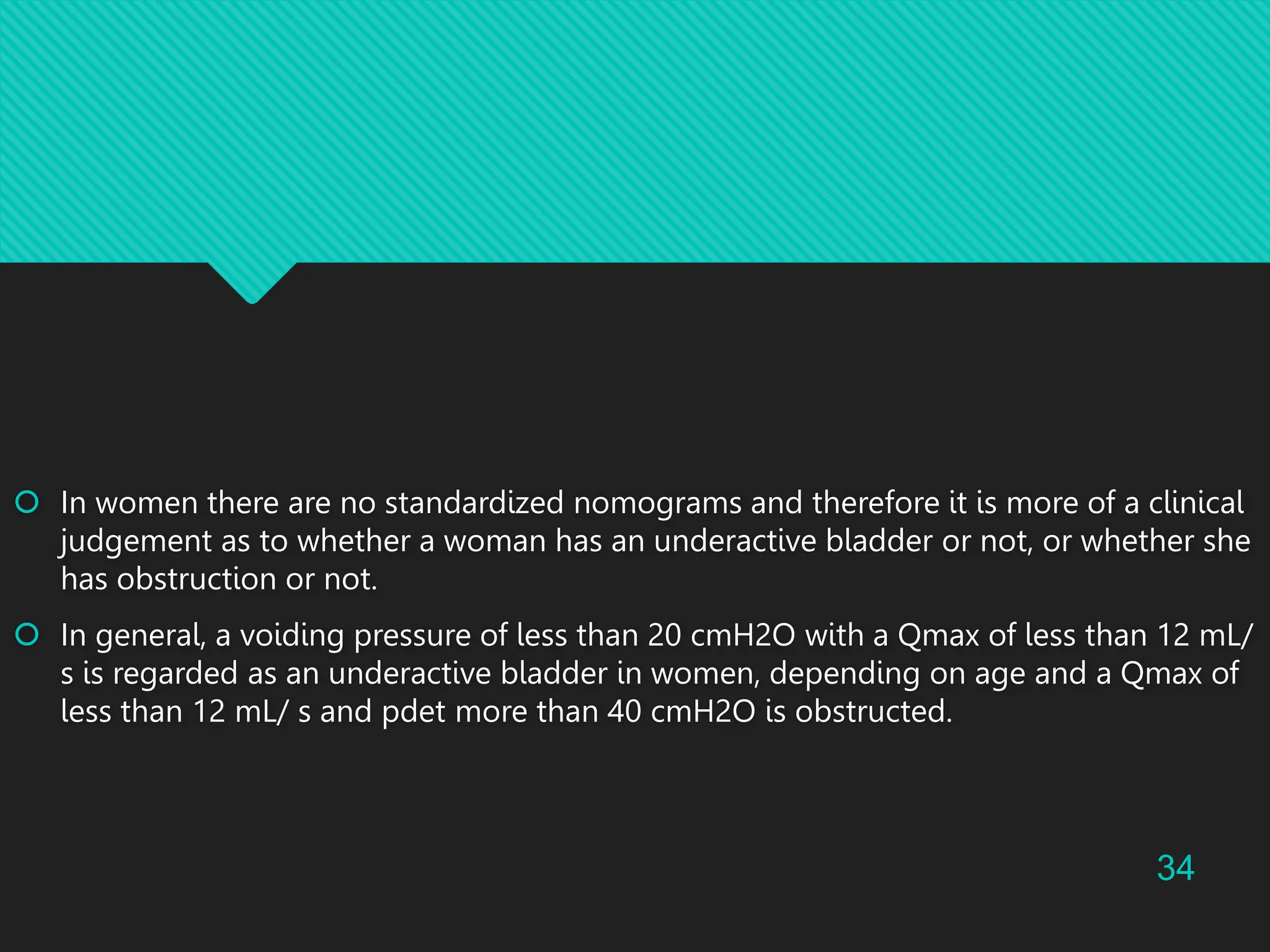 basics of Urodynamic tests for lower urinary tract obstruction and ...