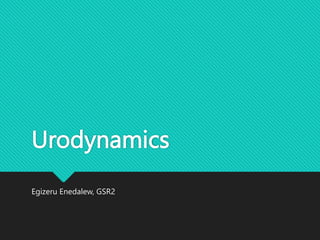 basics of Urodynamic tests for lower urinary tract obstruction and ...
