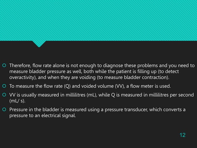 basics of Urodynamic tests for lower urinary tract obstruction and ...