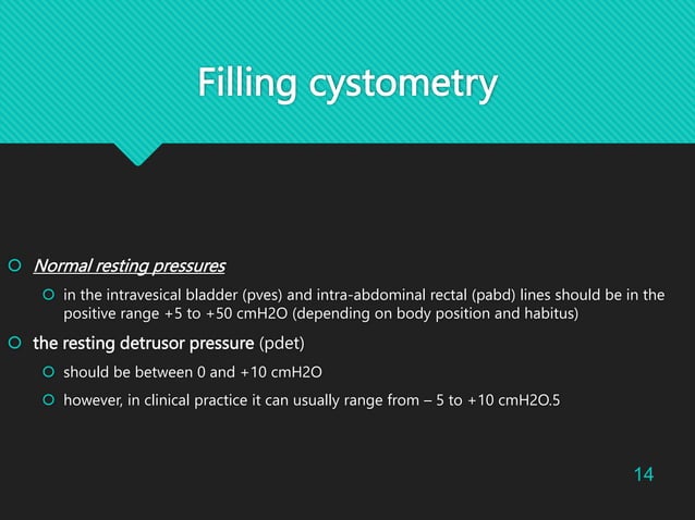 basics of Urodynamic tests for lower urinary tract obstruction and ...