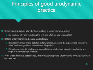 basics of Urodynamic tests for lower urinary tract obstruction and ...