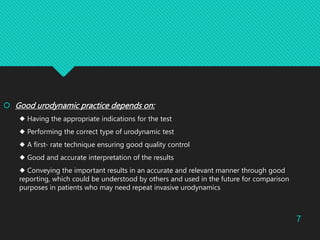 basics of Urodynamic tests for lower urinary tract obstruction and ...