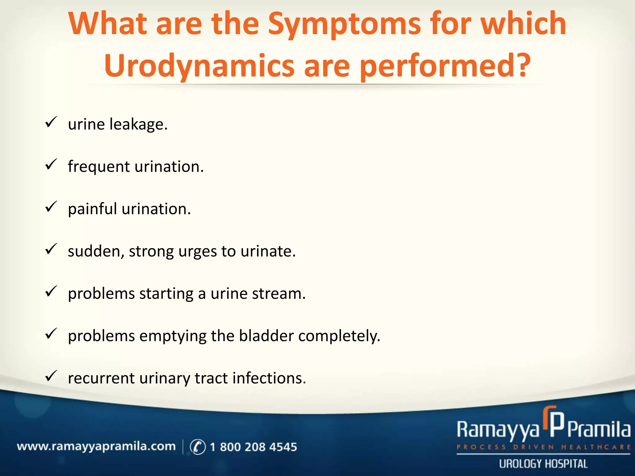 Urodynamics /Uroflowmetry | PPTX