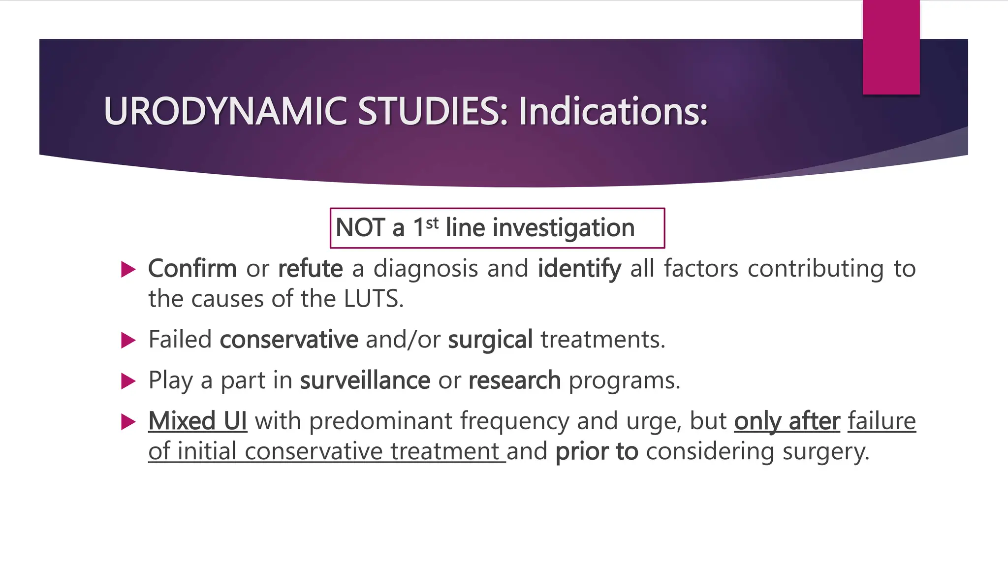 Urodynamic studies overview and examples.pptx | Digestive Disorders ...