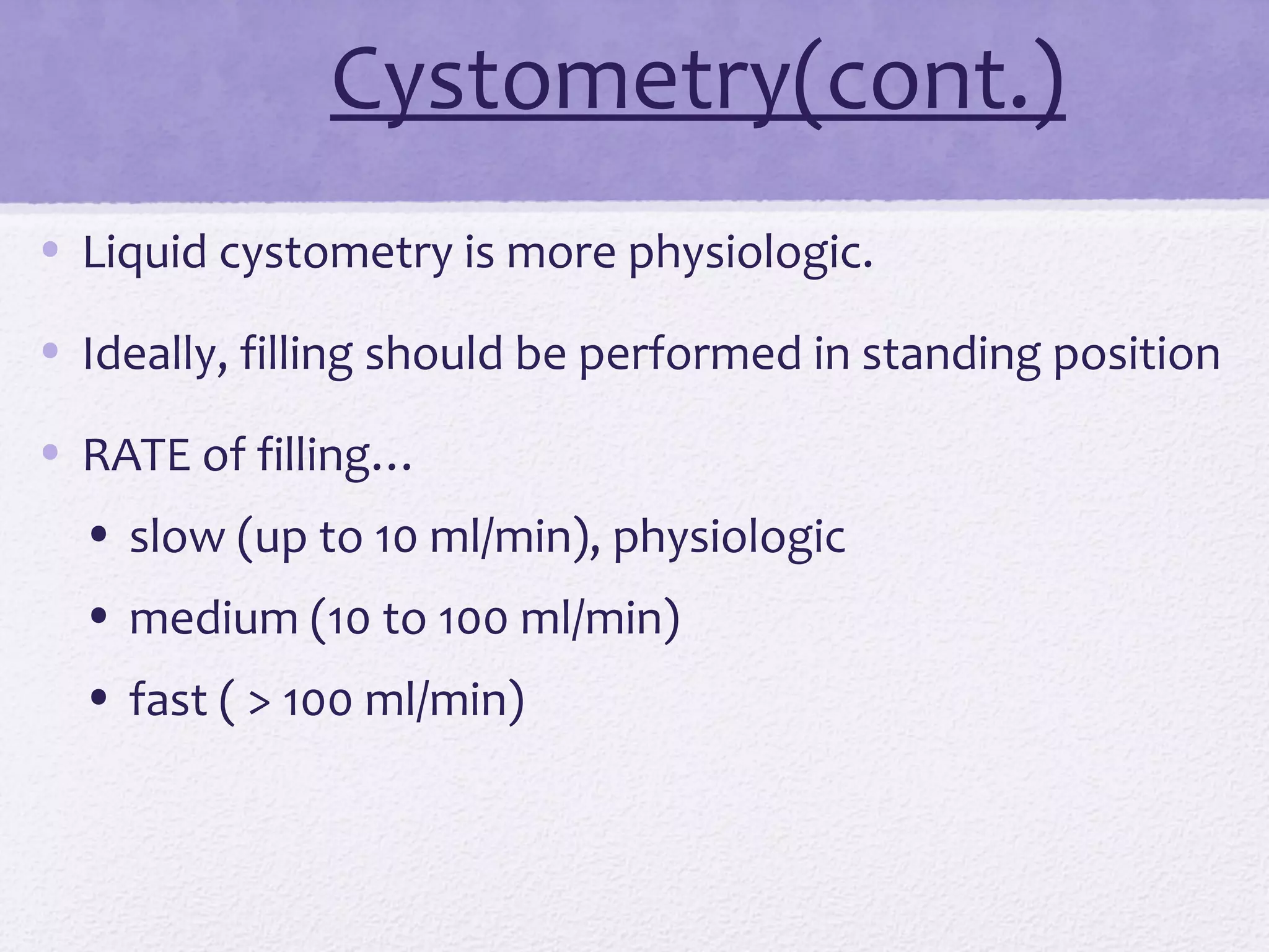 Urodynamic studies (1) | PPT