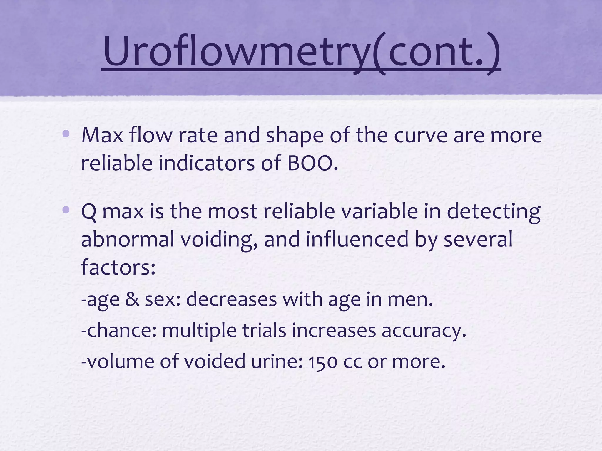 Urodynamic studies (1) | PPT