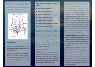 Urodynamic Studies Brochure | PDF