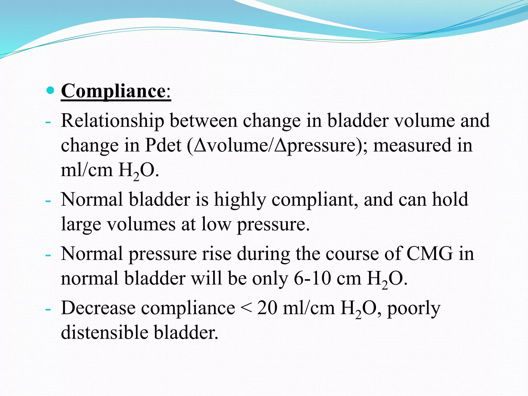 Urodynamic study | PPTX