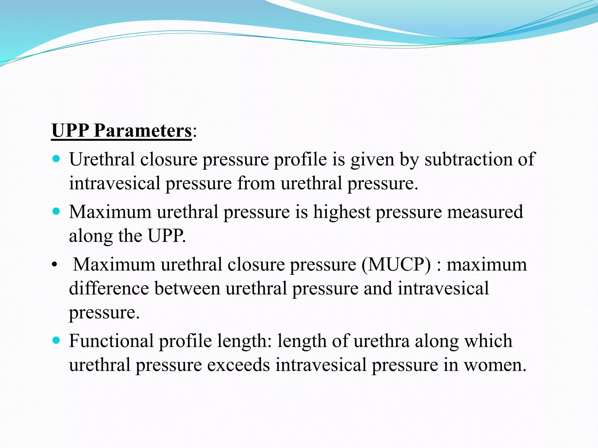 Urodynamic study | PPTX