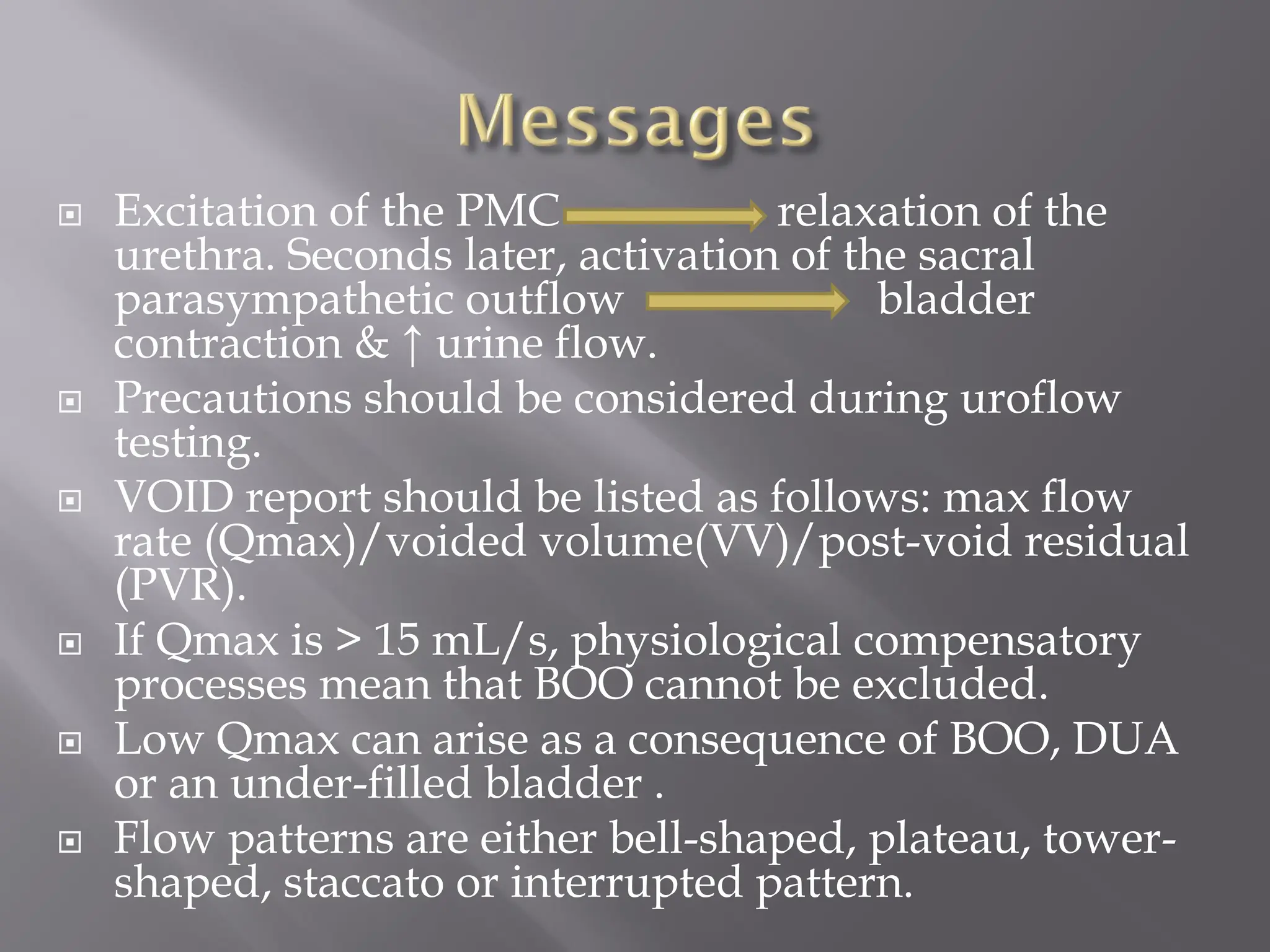 Uroflowmetry Assiut university presentation | PDF