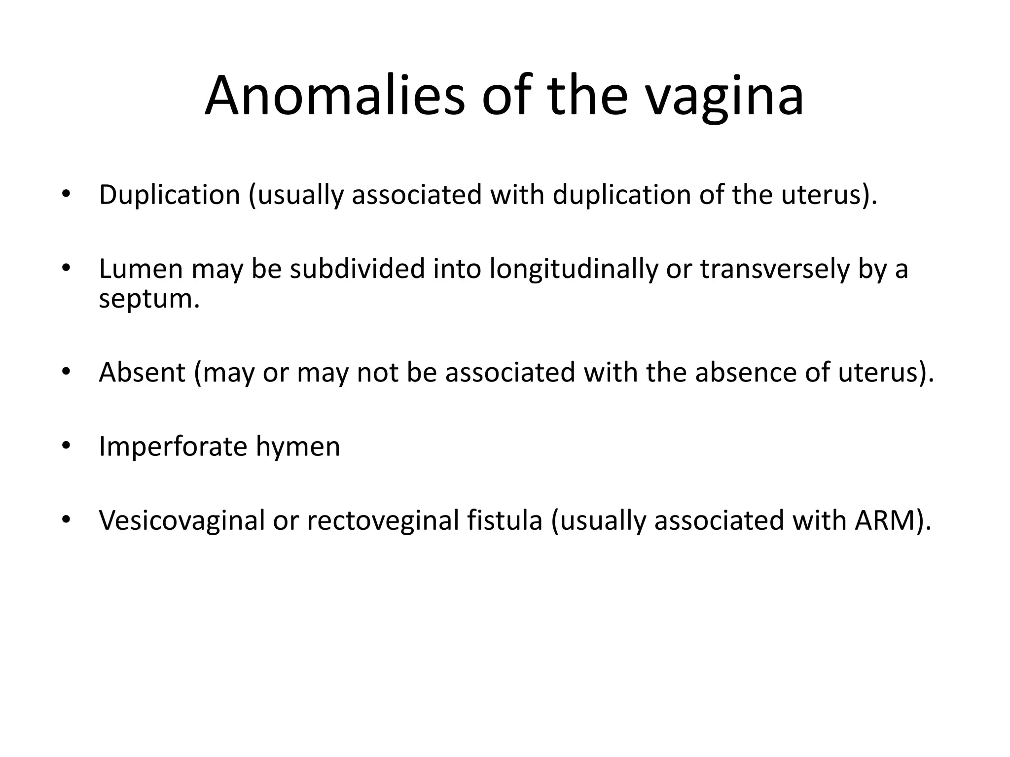 Urogenial sinus and vagial atresias | PPTX