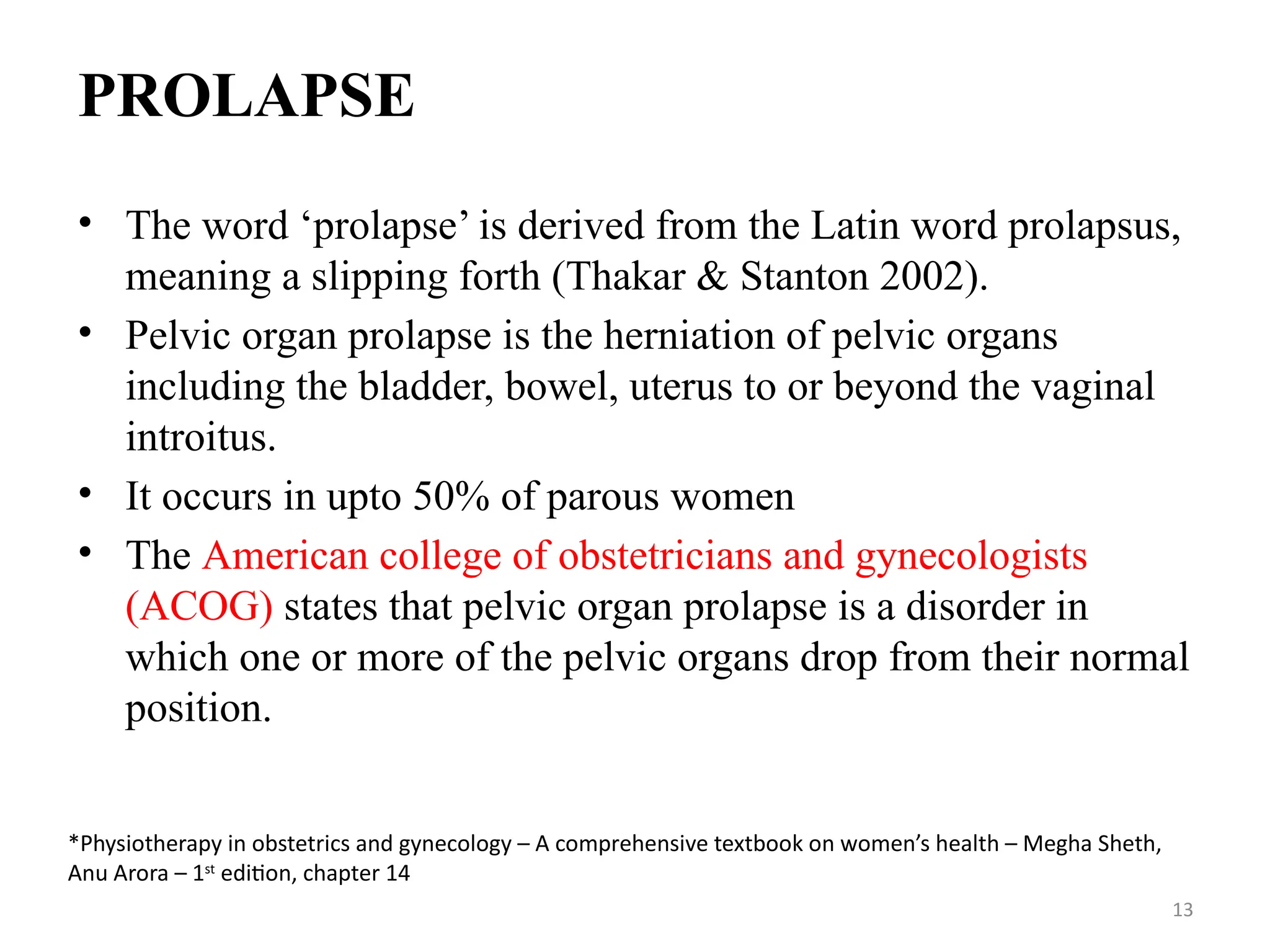 Urogenital Dysfunction and prolapse.pptx