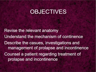 Urogynaecology | PDF