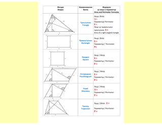 Geometric shapes and Solids - CLIL lesson in Maths integrated with ...