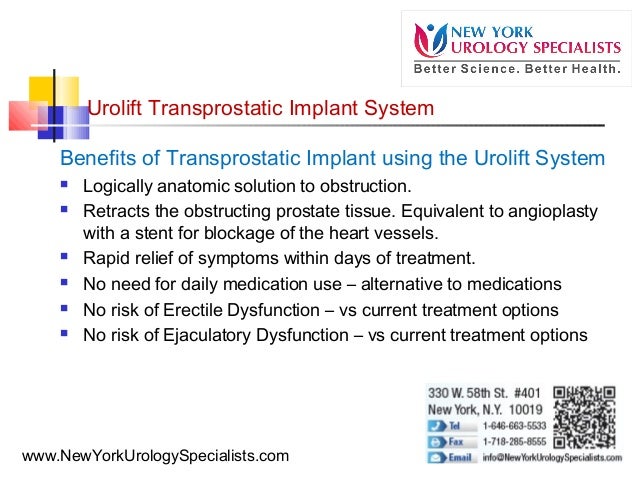 Urolift System for Treatment BPH and Enlarged Prostate