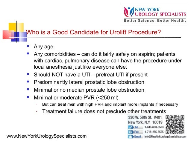 Urolift System for Treatment BPH and Enlarged Prostate