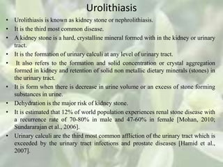 Urolithiasis | PPTX