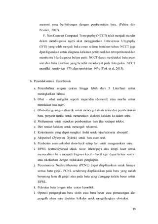 Urolithiasis | DOCX
