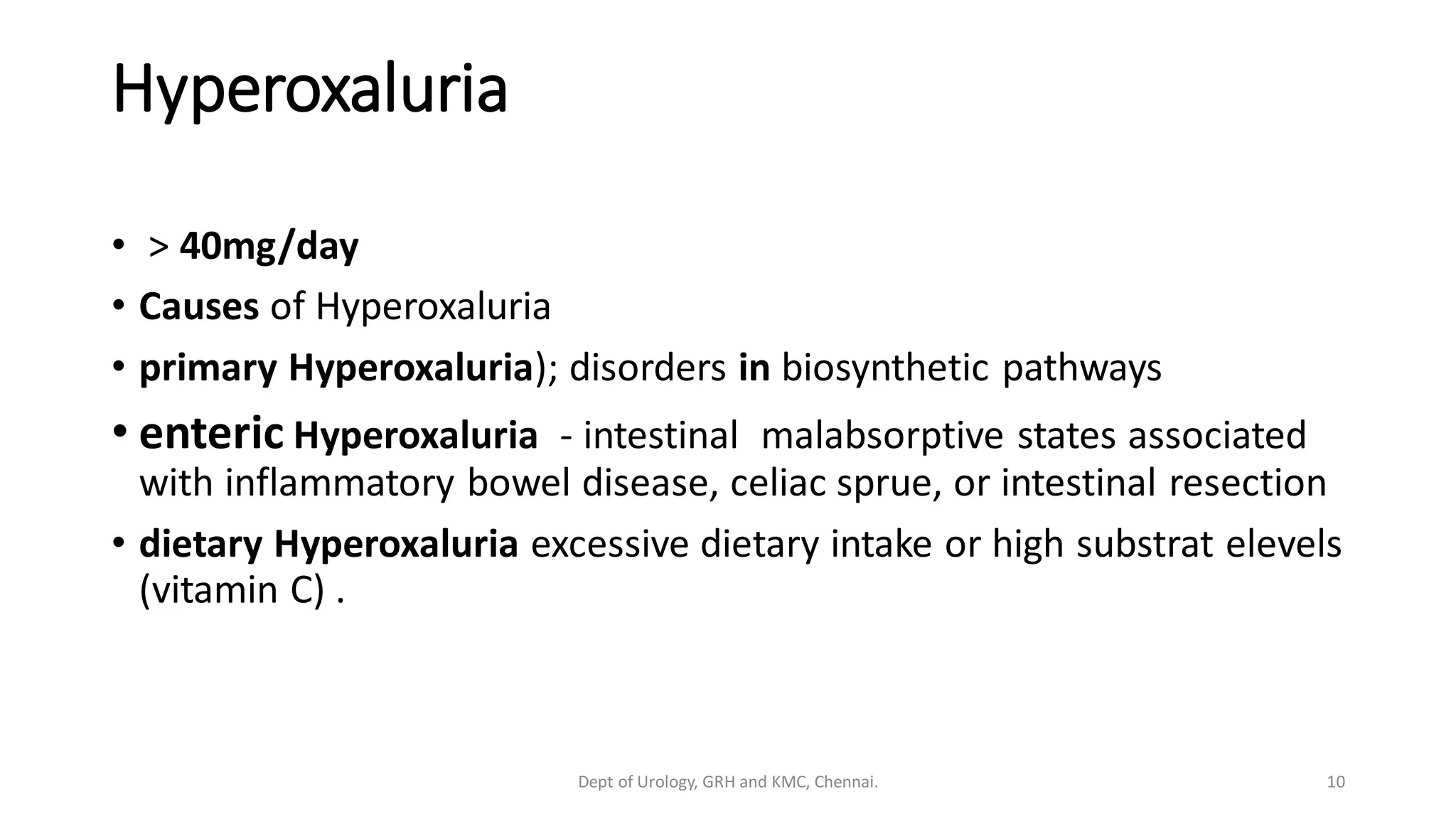 Urolithiasis classification | PPT