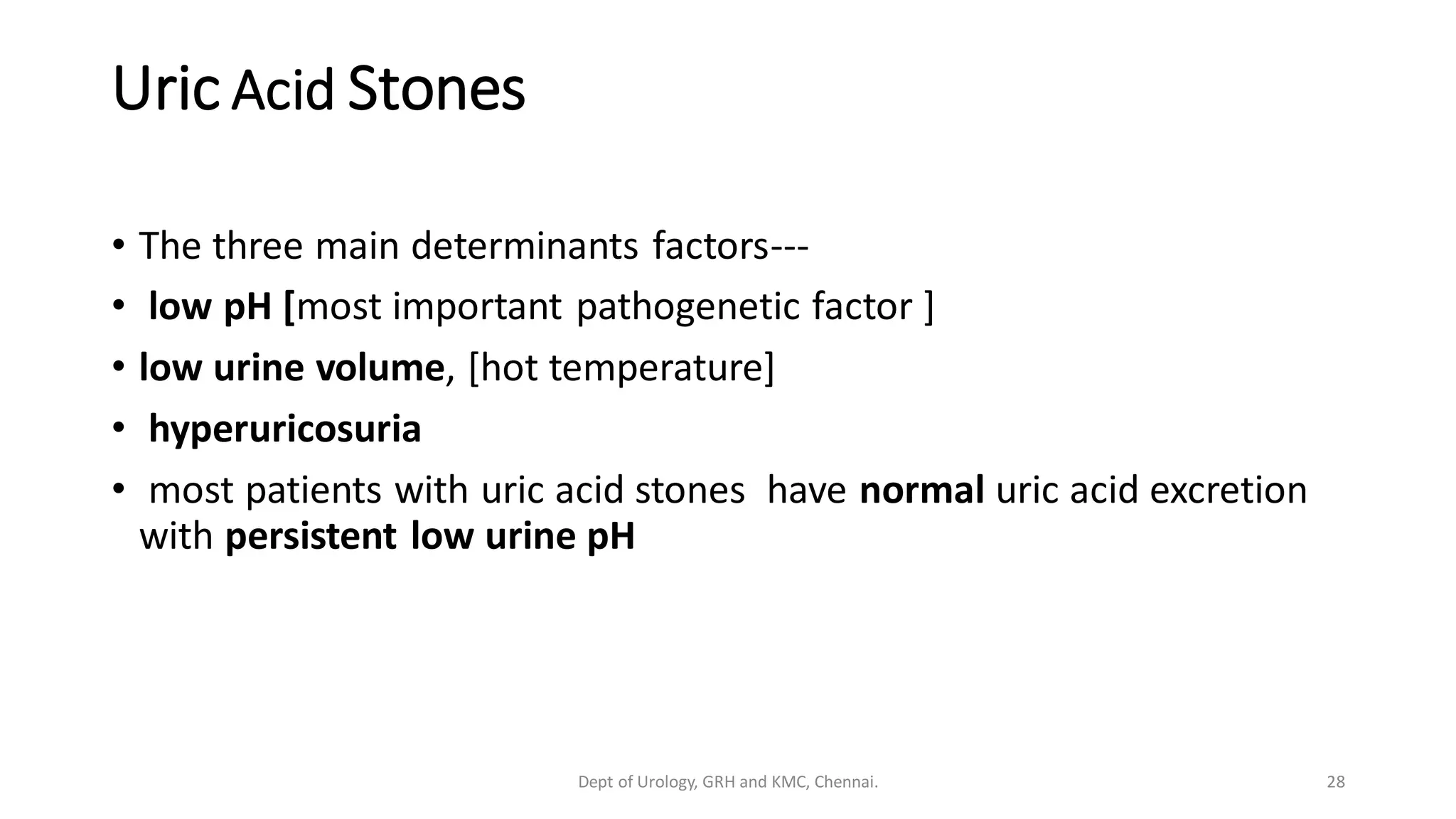 Urolithiasis classification | PPT