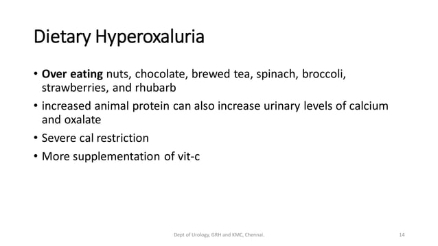 Urolithiasis classification | PPT