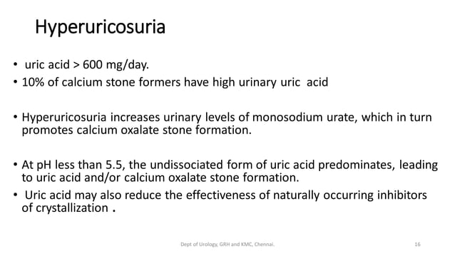 Urolithiasis classification | PPT