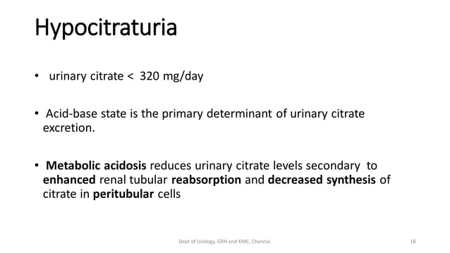 Urolithiasis classification | PPT