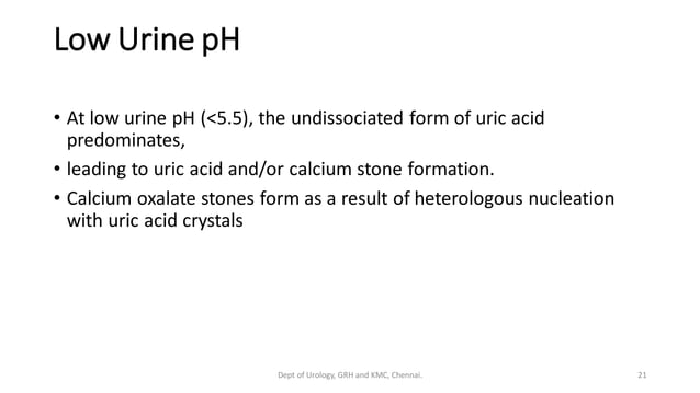 Urolithiasis classification | PPT