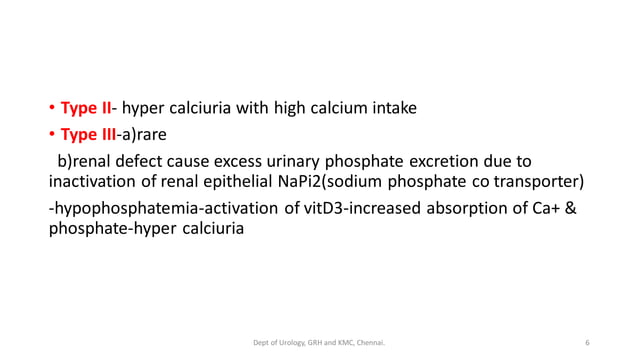 Urolithiasis classification | PPT