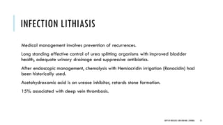 Urolithiasis management- medical | PDF