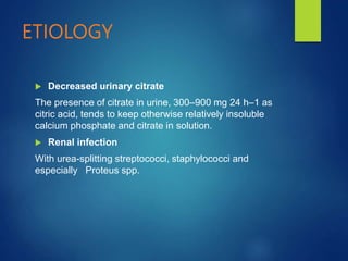 urolithiasis 2 by Dr Ahmed Sajjad HIT Taxila | PPTX