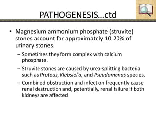 Urolithiasis (kidney stones) | PPTX