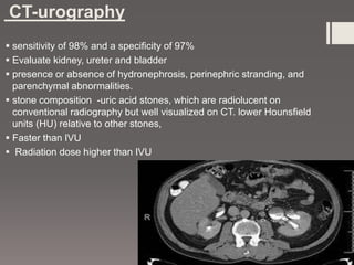 Urolithiasis pathophysiology , medical management | PPT