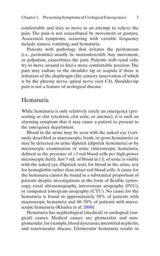 Urological emergencies in clinical practice | PDF