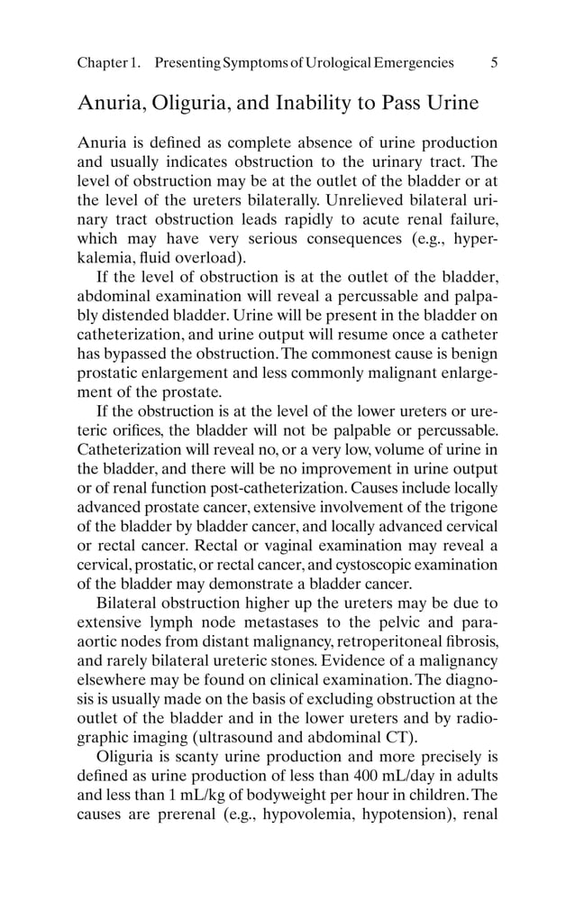 Urological emergencies in clinical practice | PDF