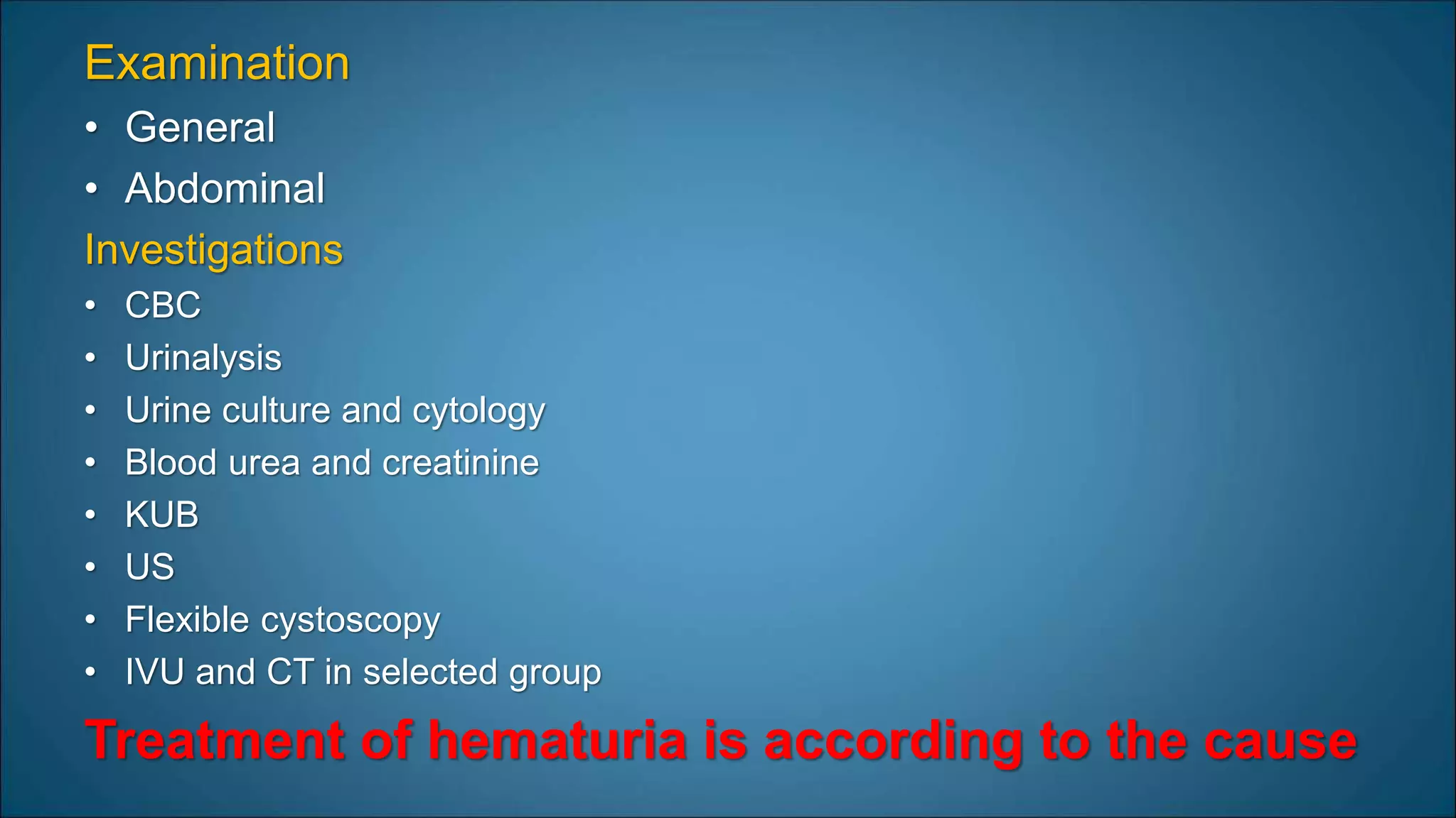 Urological emergency | PPTX