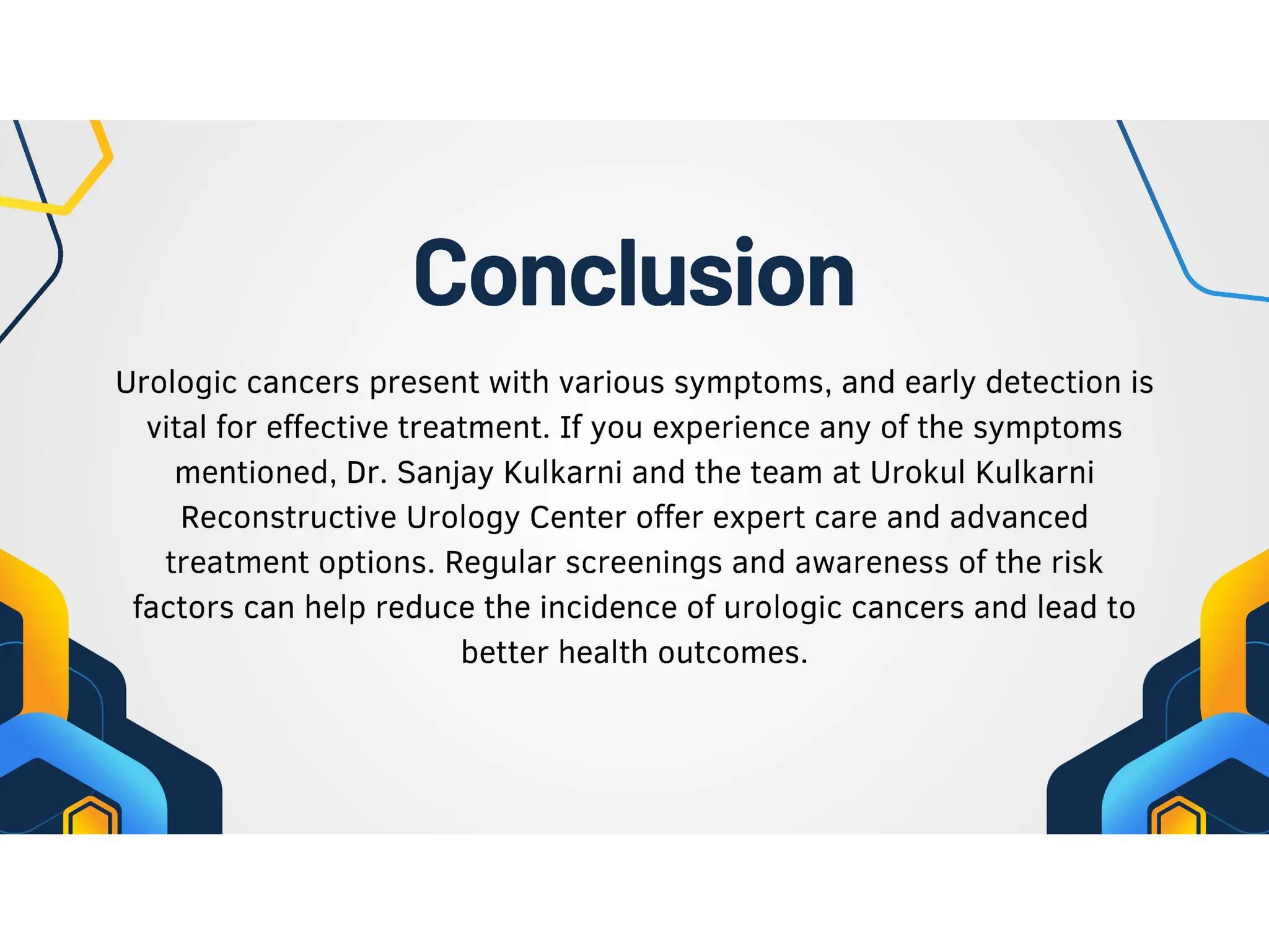 Urologic Cancer: Symptoms & Causes | PPTX