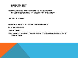 GENITOURINARY TRACT INFECTIONS | PPTX