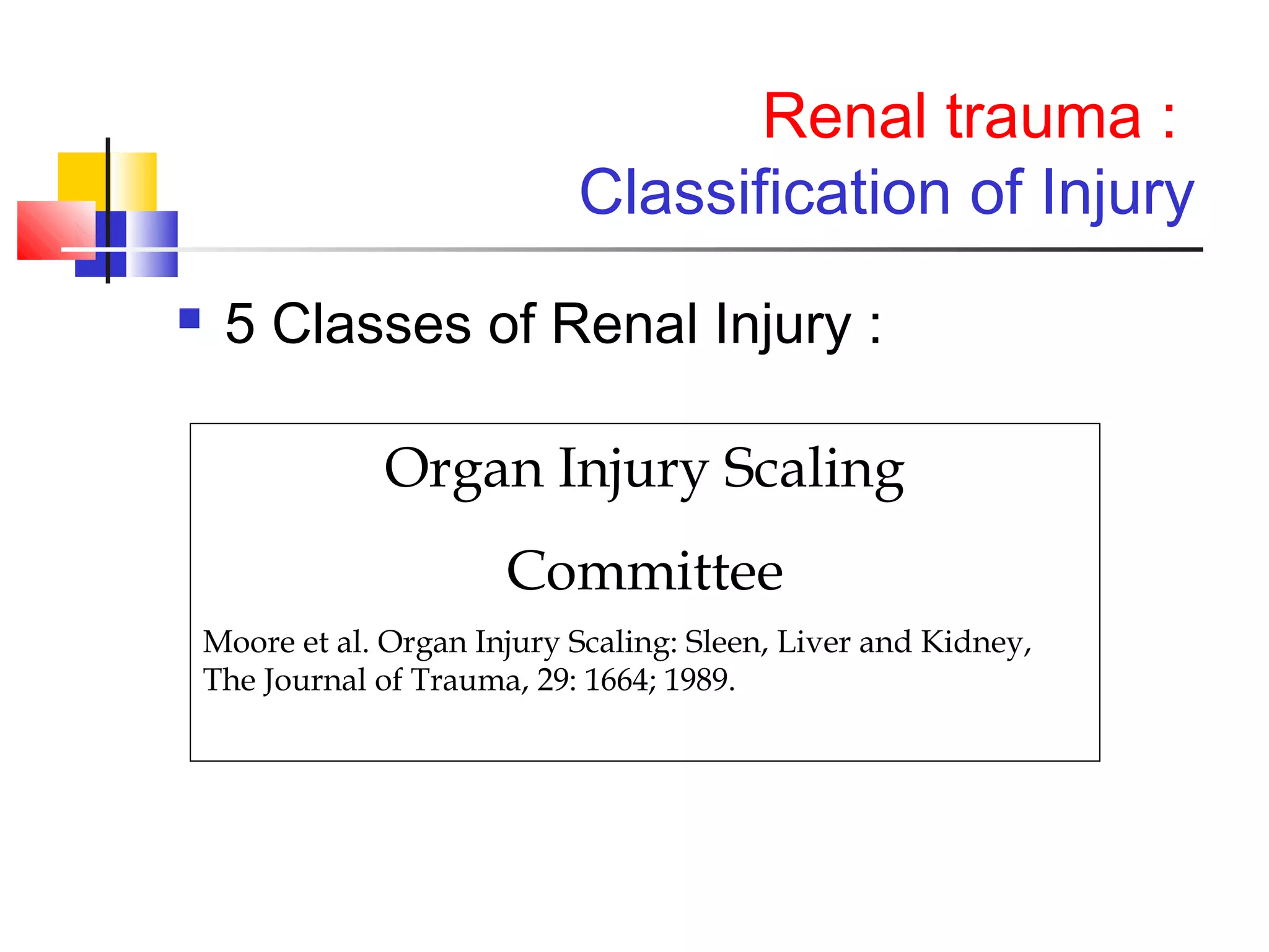 Urologic trauma | PPT