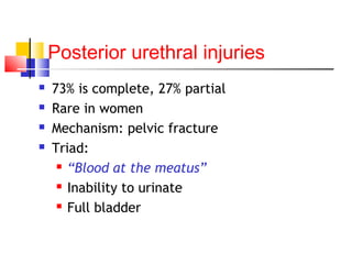 Urologic trauma | PPT