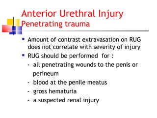 Urologic trauma | PPT