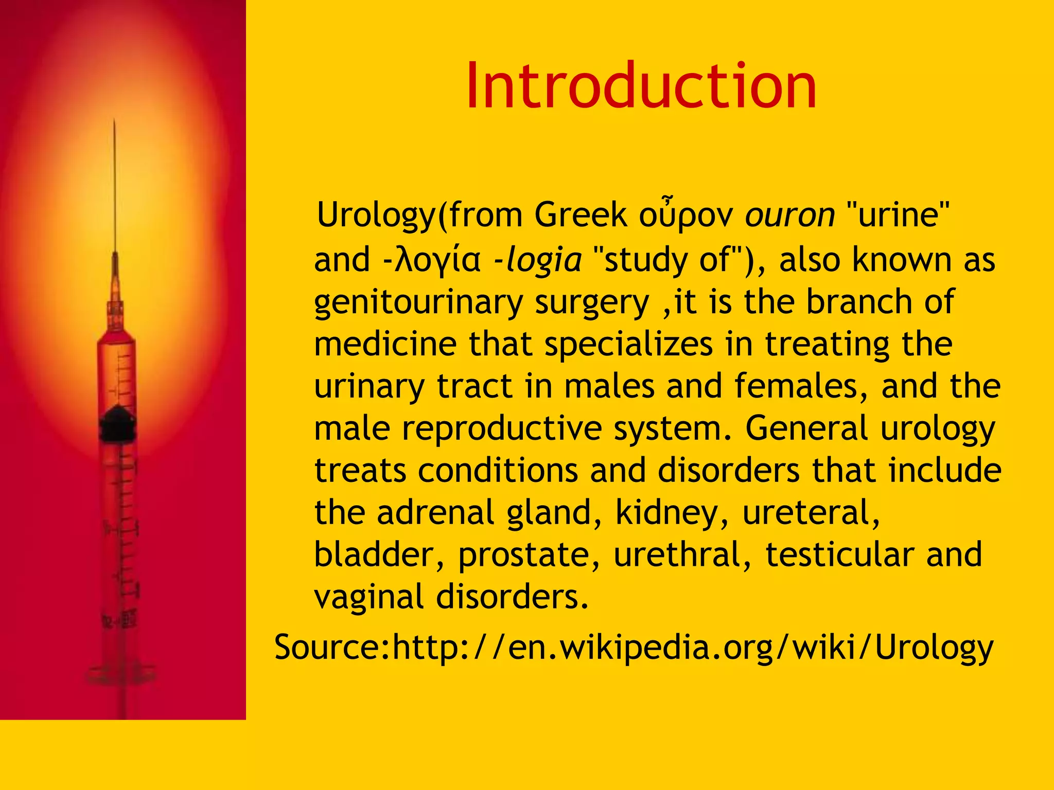 Urology | PPTX