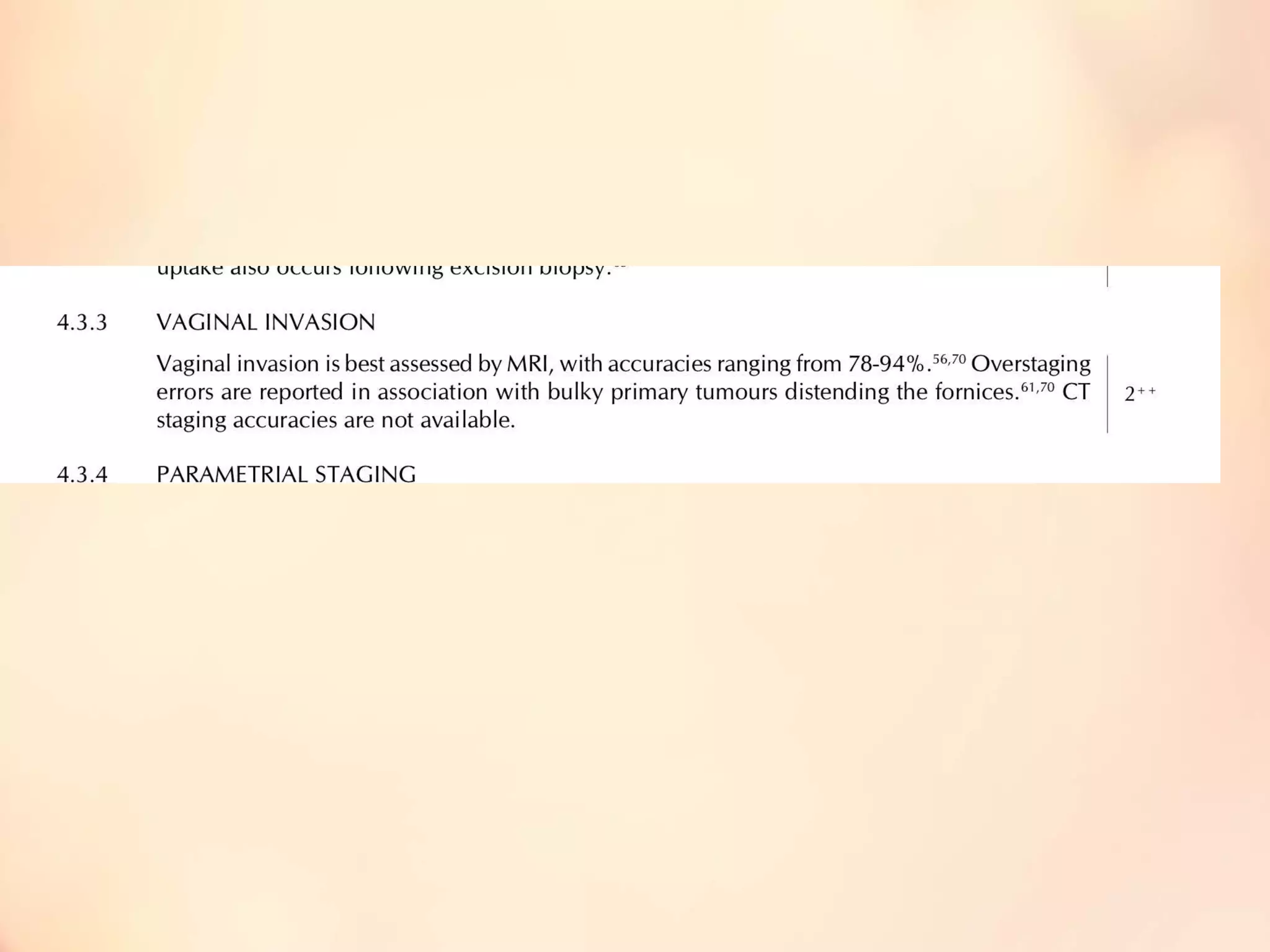 Urology gynecology mri staging for ca cervix | PDF