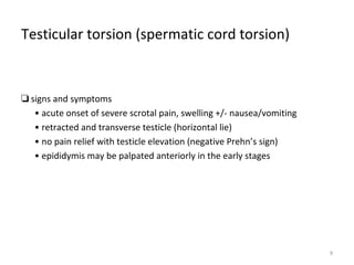 Urology 37 torsion_of_the_testis_or_of_the_spermatic | PPT