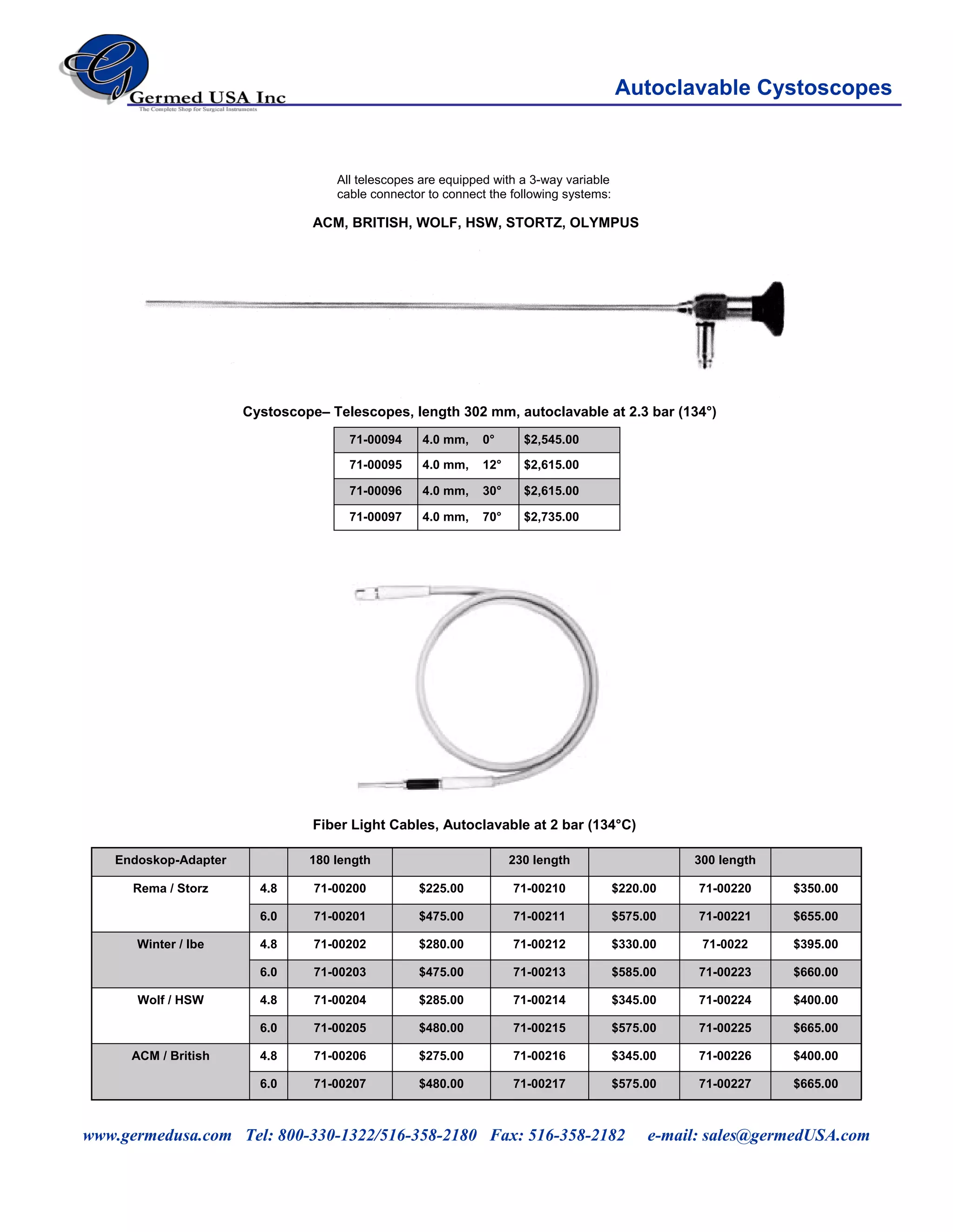 Urology Instruments catalog surgical instruments from GermedUsa.Com