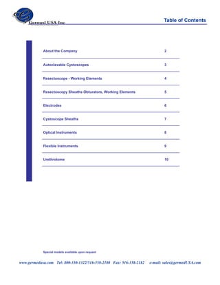 Urology Instruments catalog surgical instruments from GermedUsa.Com