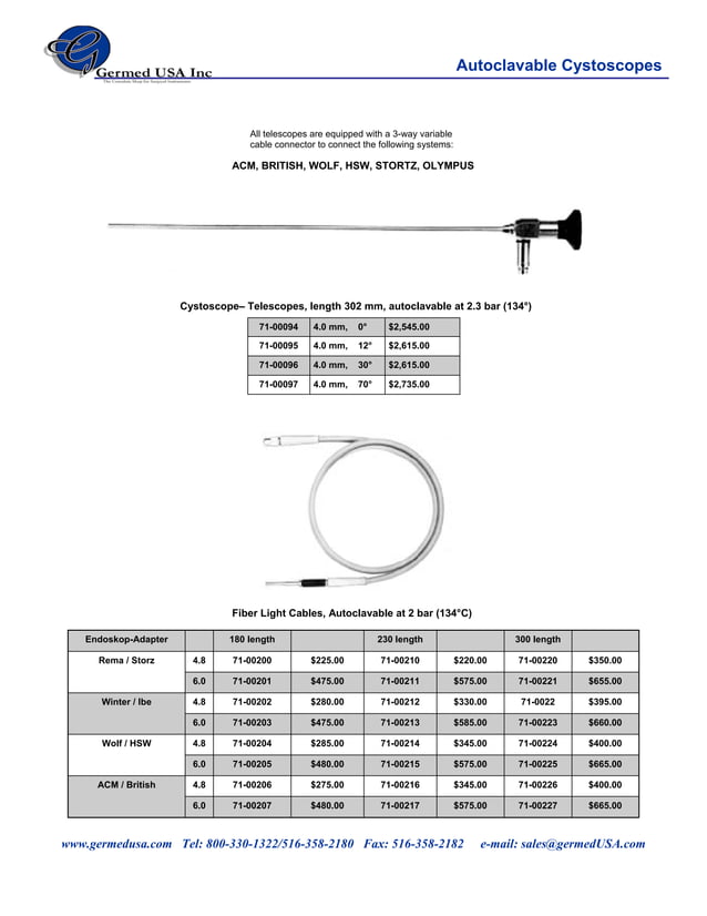 Urology Instruments catalog surgical instruments from GermedUsa.Com