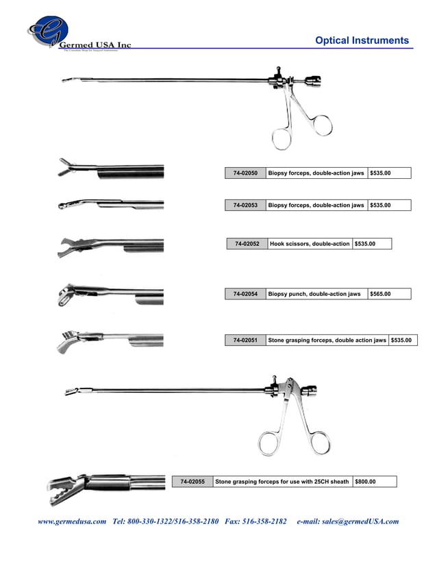 Urology Instruments catalog surgical instruments from GermedUsa.Com