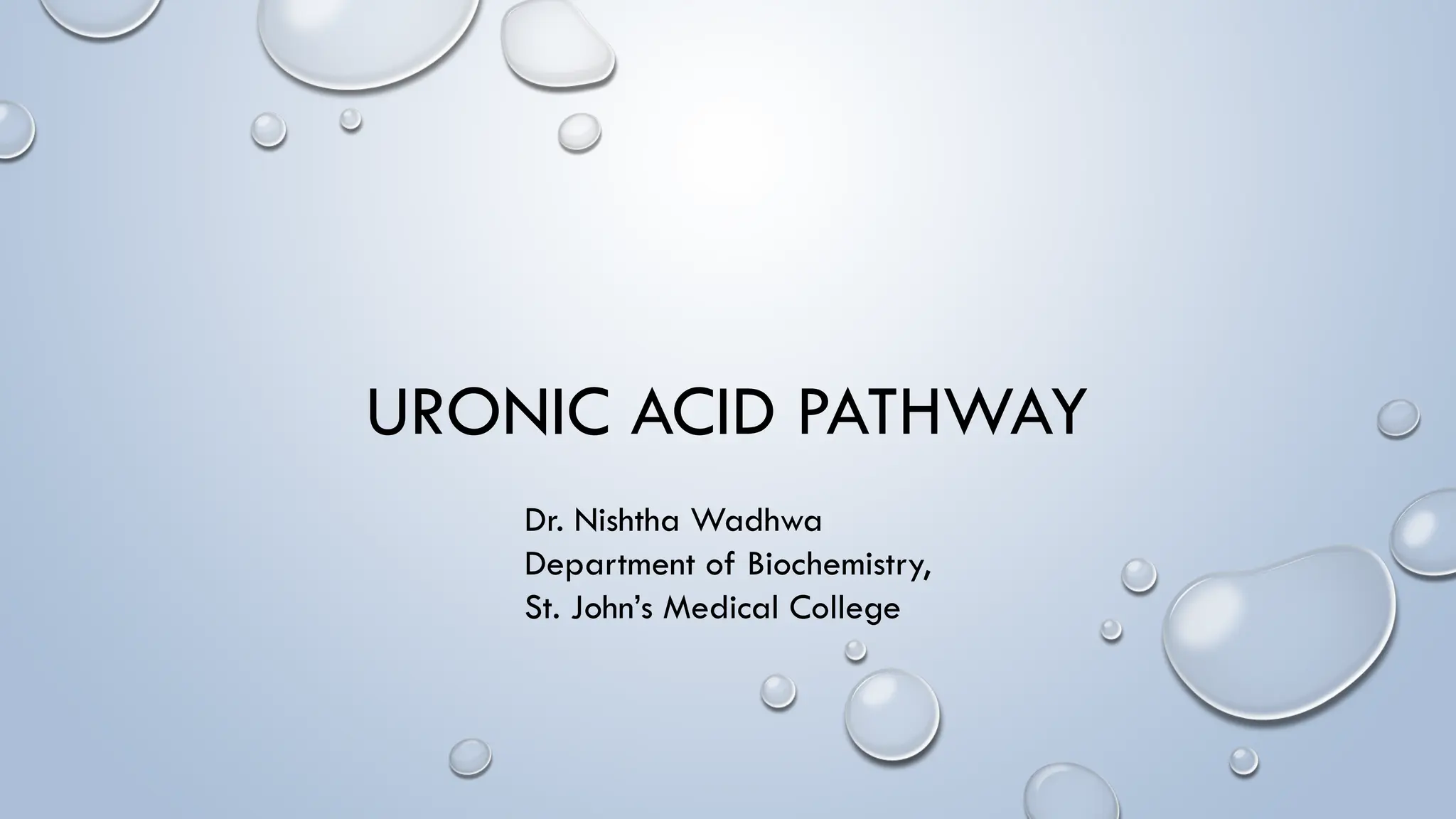 Uronic Acid Pathway : Steps and Significance | PPTX