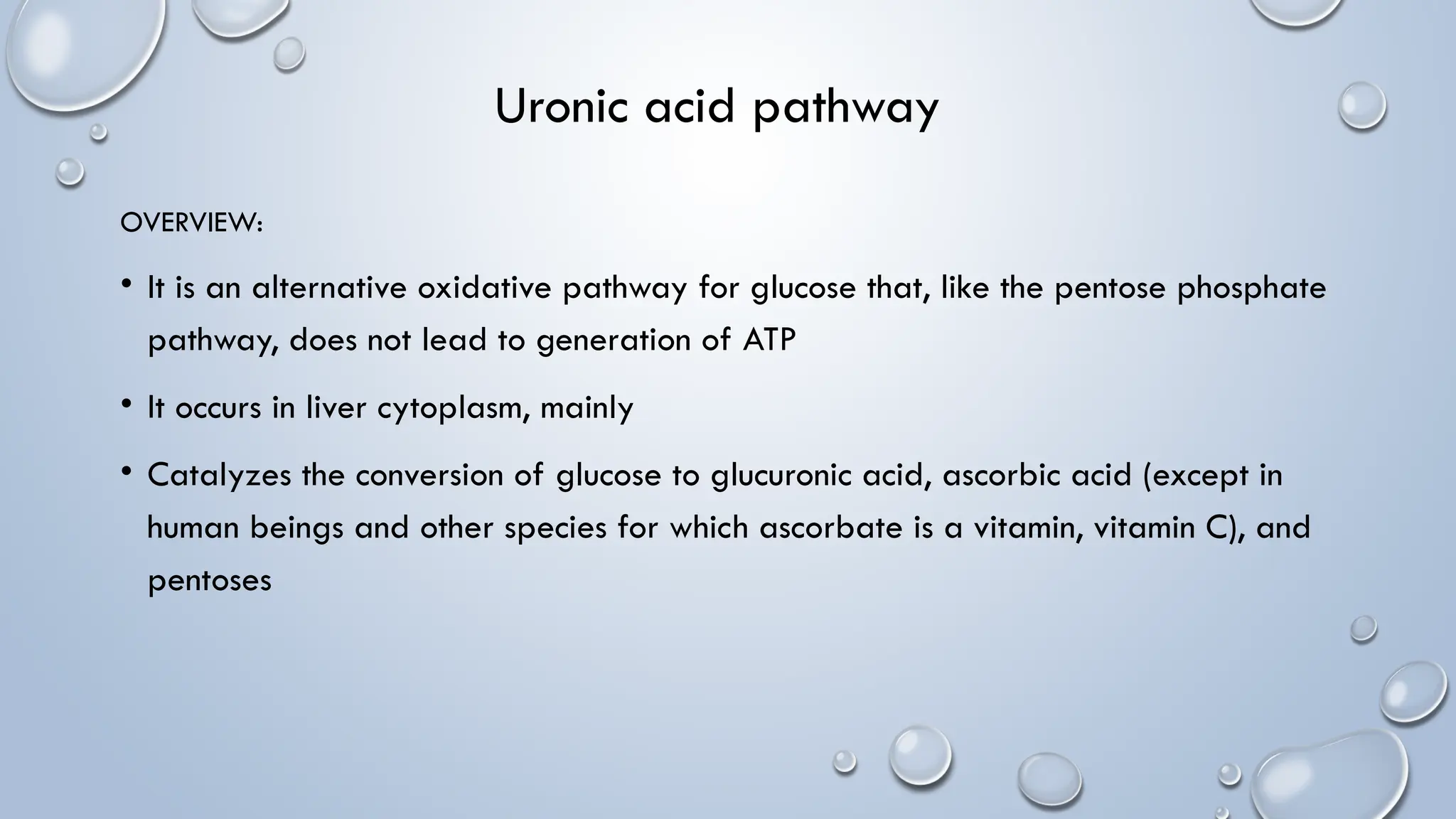 Uronic Acid Pathway : Steps and Significance | PPTX